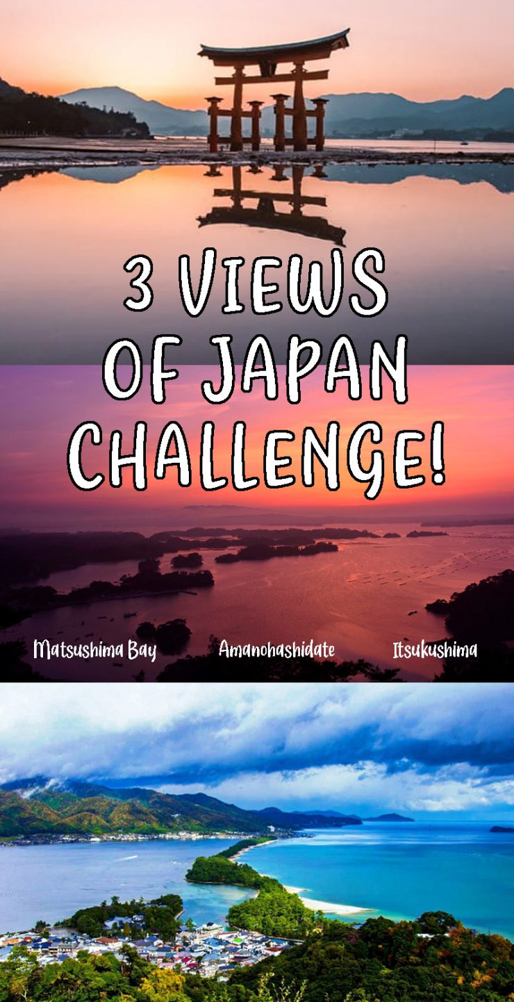 The Three Views of Japan Challenge! – Travel Medals